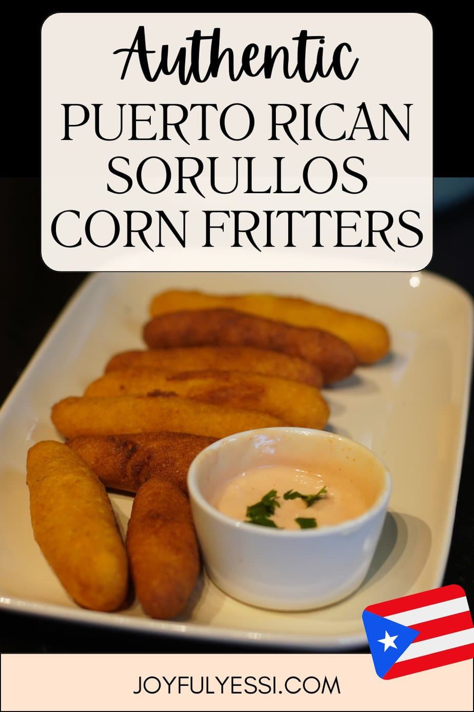 Easy Sorullos recipe (Puerto Rican Corn Fritters) - Joyful Yessi